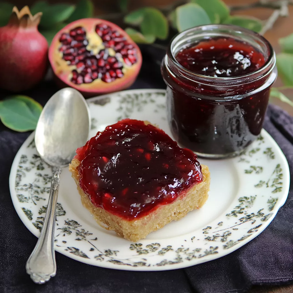 Easy Homemade Pomegranate Jam Bursting - Things Cook