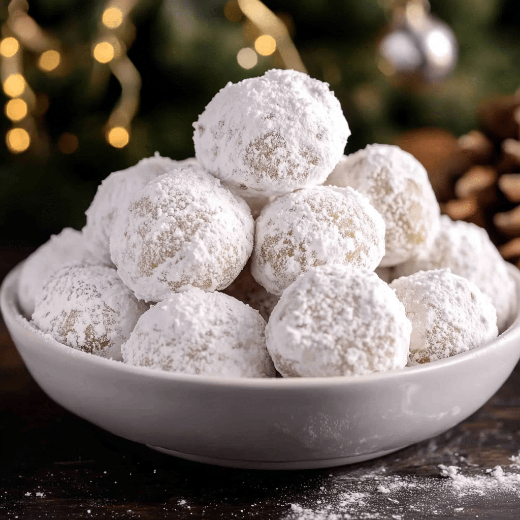 Easy Cinnamon Snowball Cookies Without Any Nuts - Things Cook