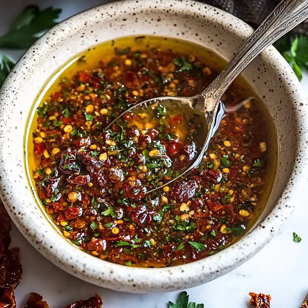 Easy Sun Dried Tomato Olive Oil Bread Dip - Things Cook