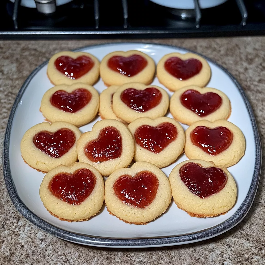 Easy Buttery Heart Jam Cookies for Valentine's Day Joy - Things Cook