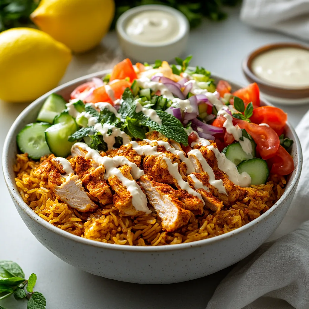 Chicken Shawarma Crispy Rice Salad Bowl – Bold & Irresistible - Things Cook